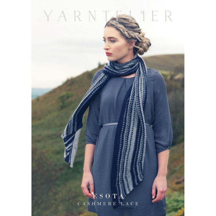 Esota Scarf - Single Pattern – FolkloreYarns